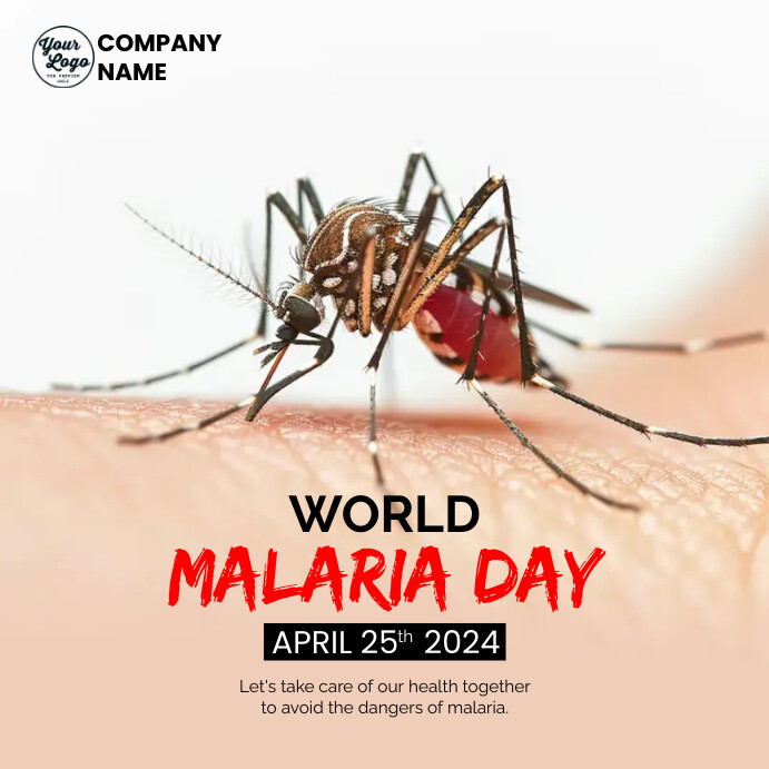 World Malaria day Social Media post Template | PosterMyWall
