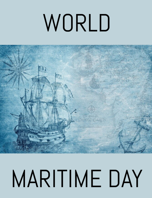 WORLD MARITIME DAY Template | PosterMyWall