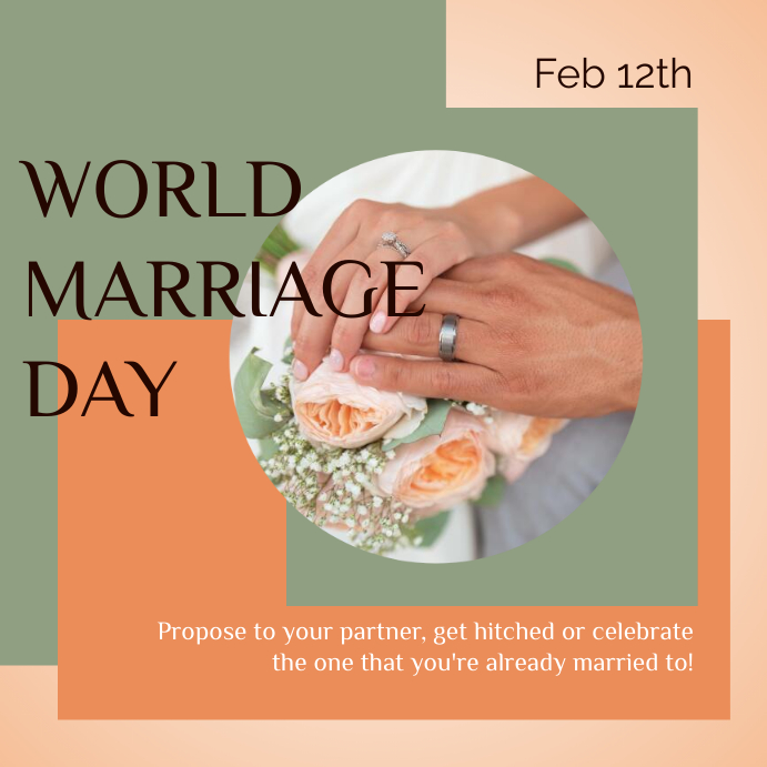 World Marriage Day Template | PosterMyWall