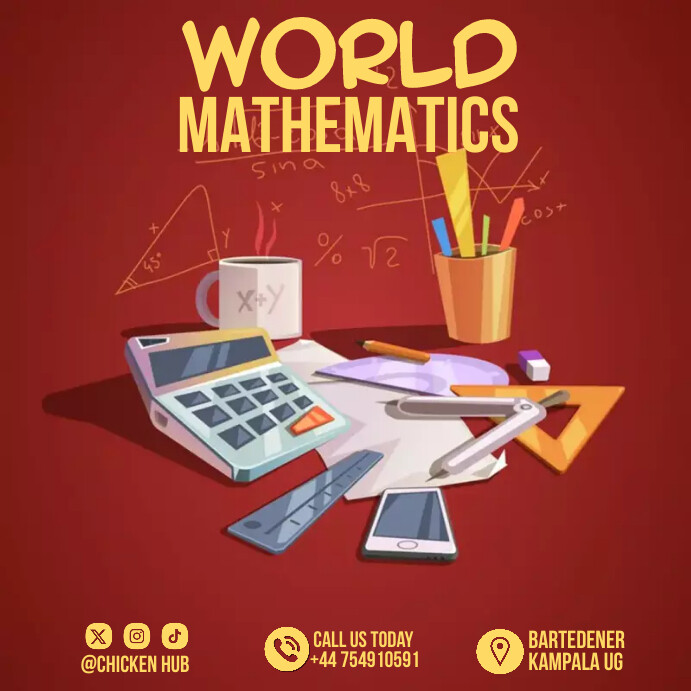 world mathematics Template | PosterMyWall