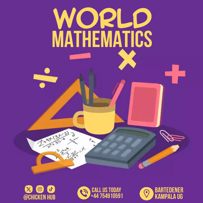 world mathematics Template | PosterMyWall
