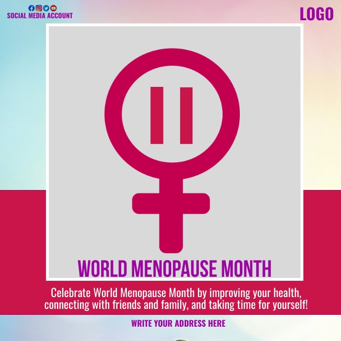 World Menopause Month Template | PosterMyWall
