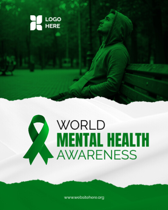 Modèle World Mental health awareness design template | Mental health ...