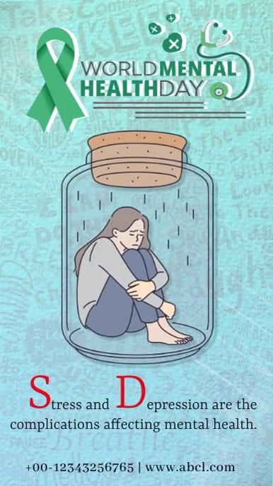 Copy of world mental health day | PosterMyWall