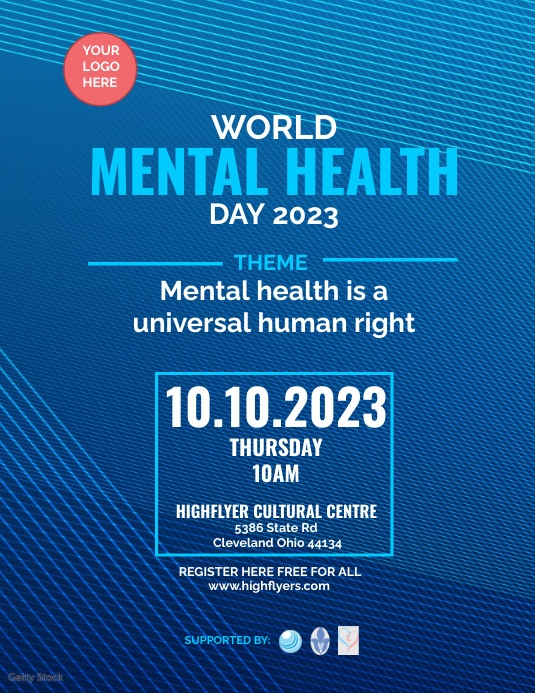 Copy of world MENTAL HEALTH day 2023 | PosterMyWall