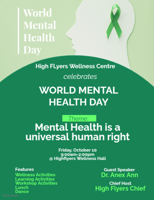 world MENTAL HEALTH day 2023 Template | PosterMyWall
