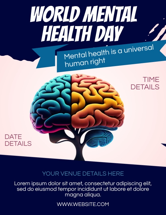 Copy of World Mental Health Day Flyer | PosterMyWall
