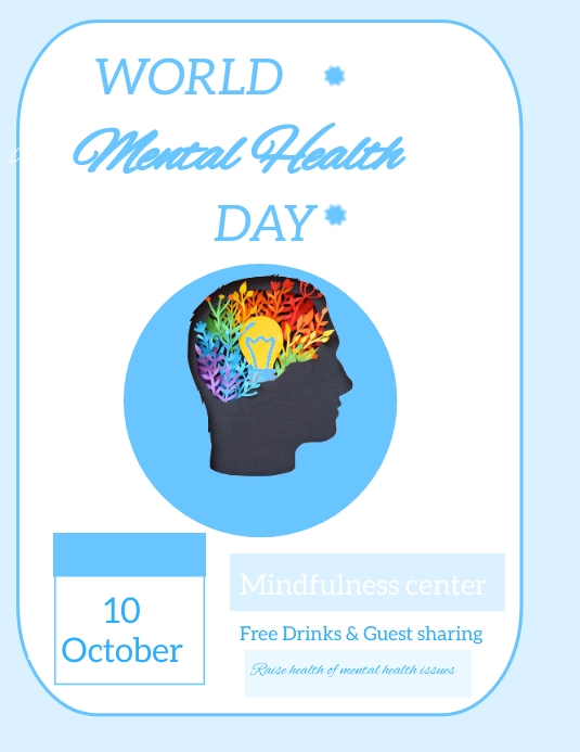 Copy of World Mental Health Day Graphic, World Mental | PosterMyWall
