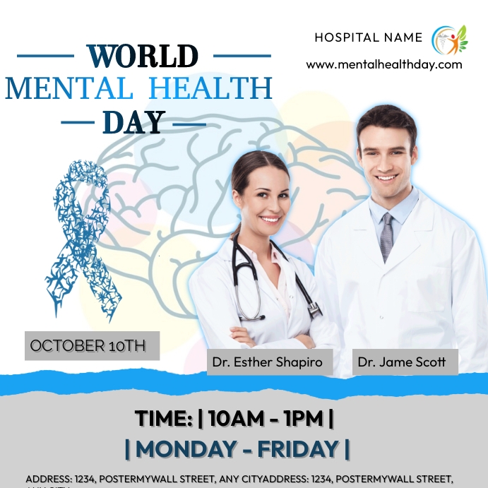 Copy of World Mental Health Day Graphic | PosterMyWall