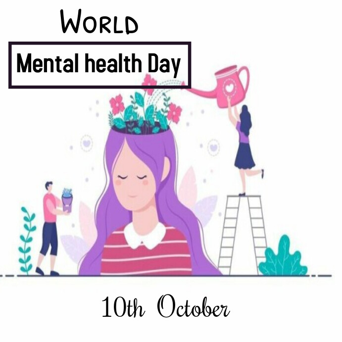 World mental health day instagram post Template | PosterMyWall
