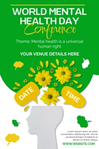 World Mental Health Day Poster Template | PosterMyWall