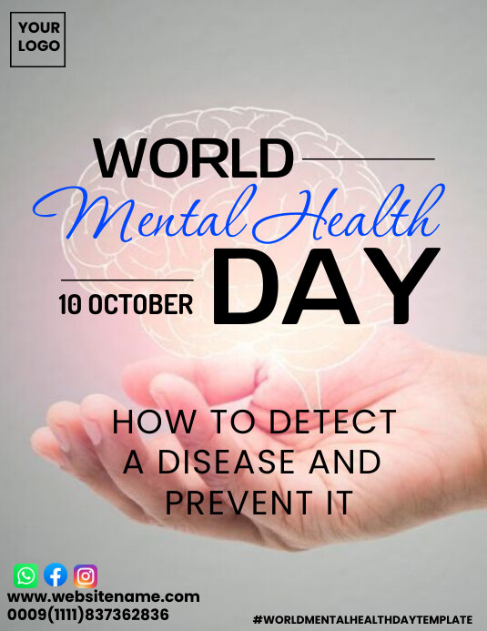 Copy of World mental health day template | PosterMyWall