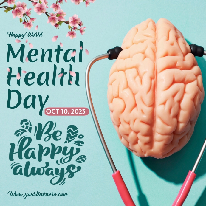 World Mental Health Instagram post Template | PosterMyWall