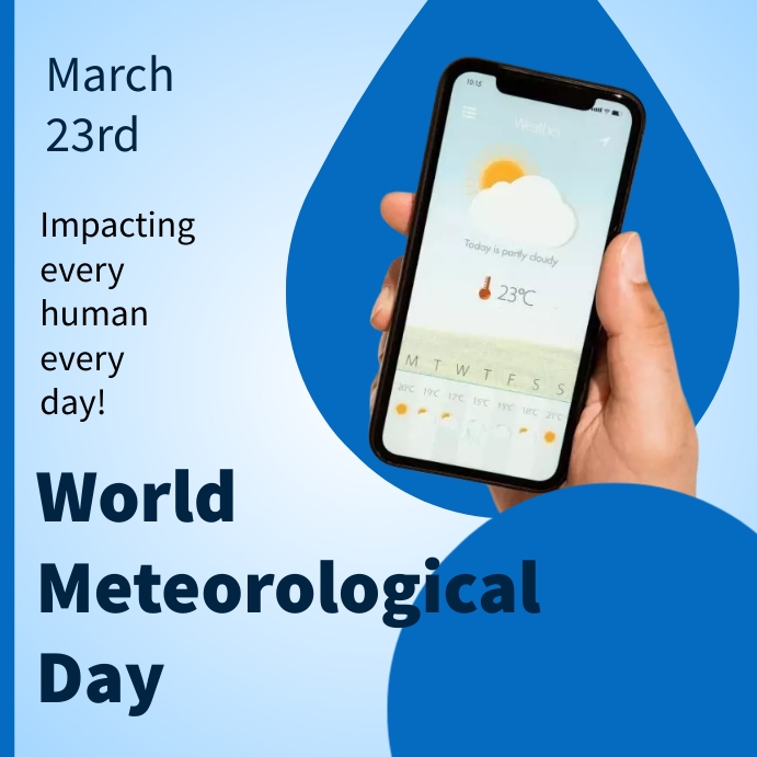 Copy of World Meteorological Day | PosterMyWall