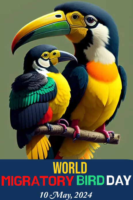 World Migratory Bird Day Flyer Template | PosterMyWall