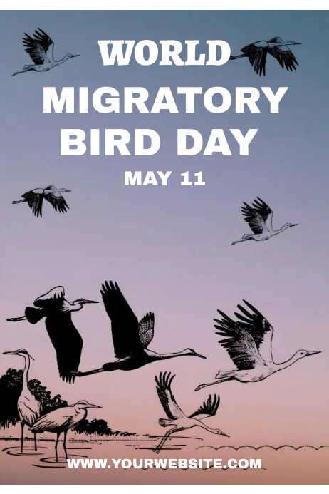 World Migratory Bird Day Poster Template | PosterMyWall
