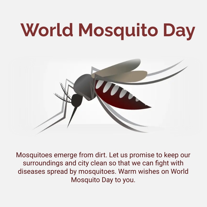 world mosquito day Template | PosterMyWall