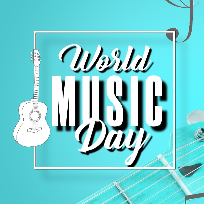 Plantilla de Banner Del Día Mundial de La Música | PosterMyWall