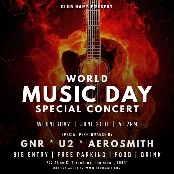 world music day Template | PosterMyWall