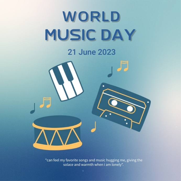 Copy of World music day | PosterMyWall