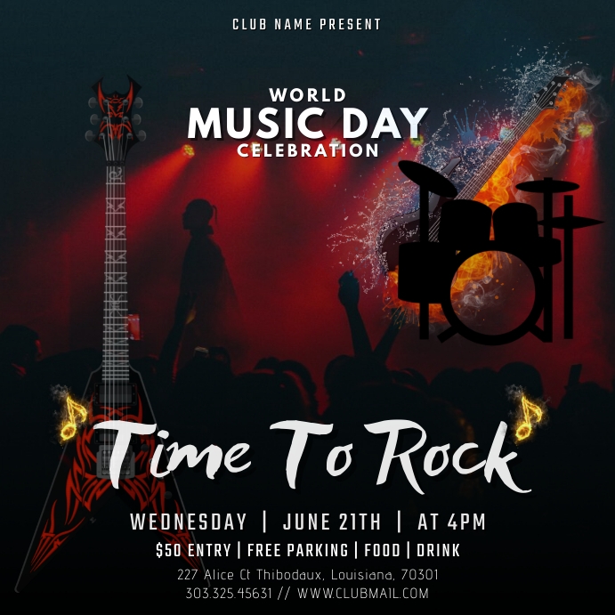 world music day Template | PosterMyWall