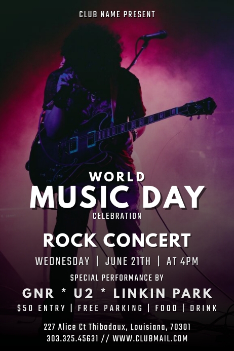 world music day Template | PosterMyWall