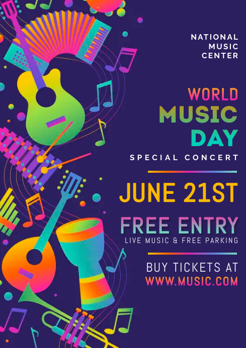 world music day Template | PosterMyWall