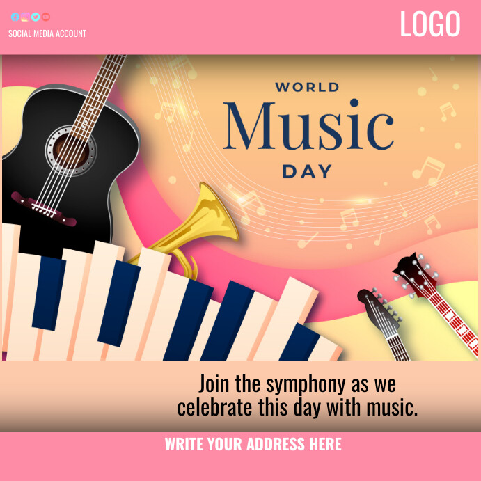 World Music Day Template | PosterMyWall