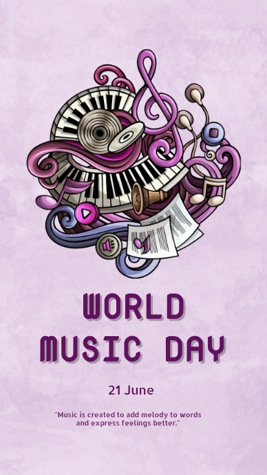 World music day Template | PosterMyWall