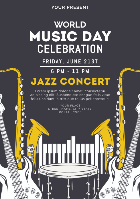 world music day Template | PosterMyWall