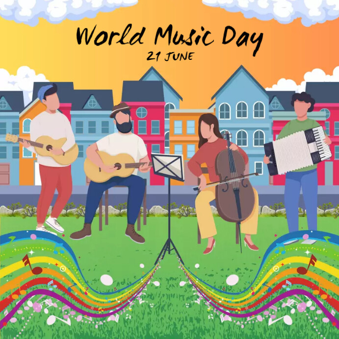 Plantilla de World Music Day Instagram Post | PosterMyWall
