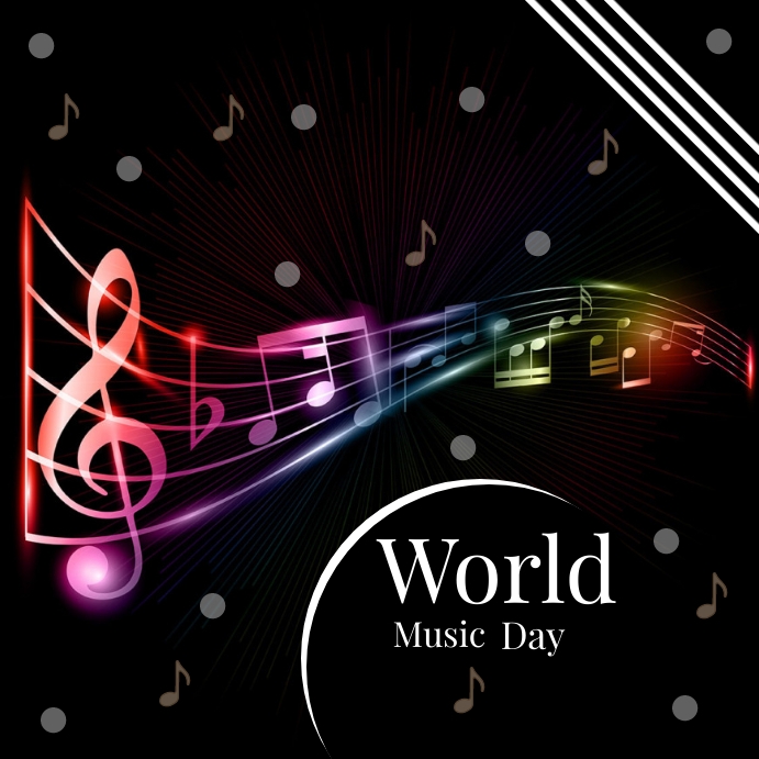 World Music Day Instagram Post Template | PosterMyWall