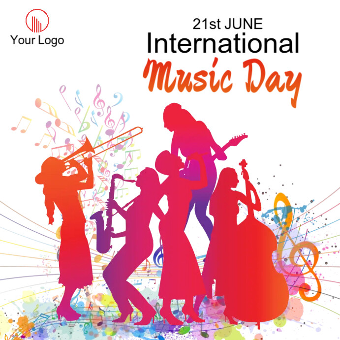world music day social media post Template | PosterMyWall