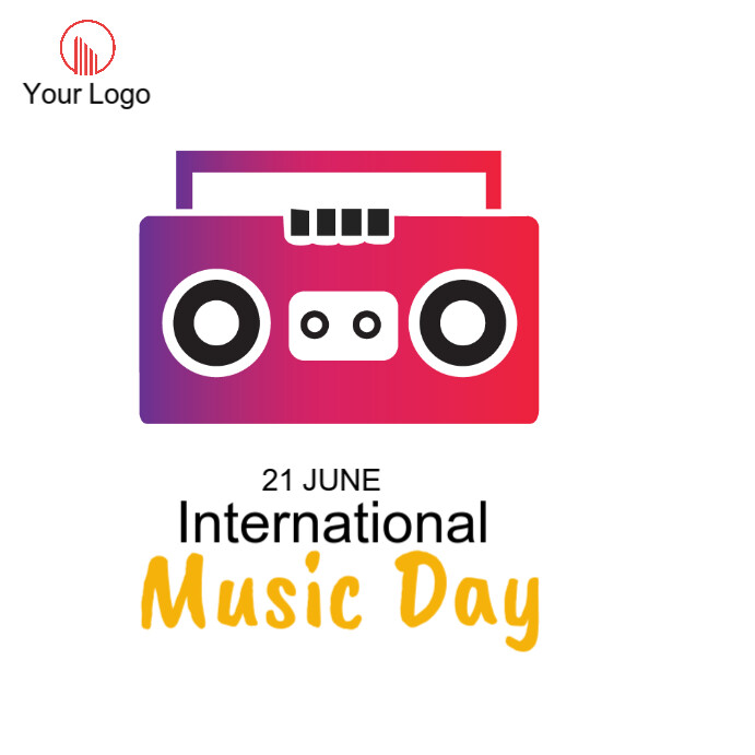 world music day social media post Template | PosterMyWall