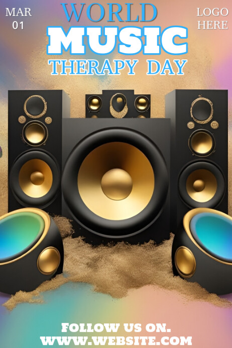 Copy of World music therapy day | PosterMyWall