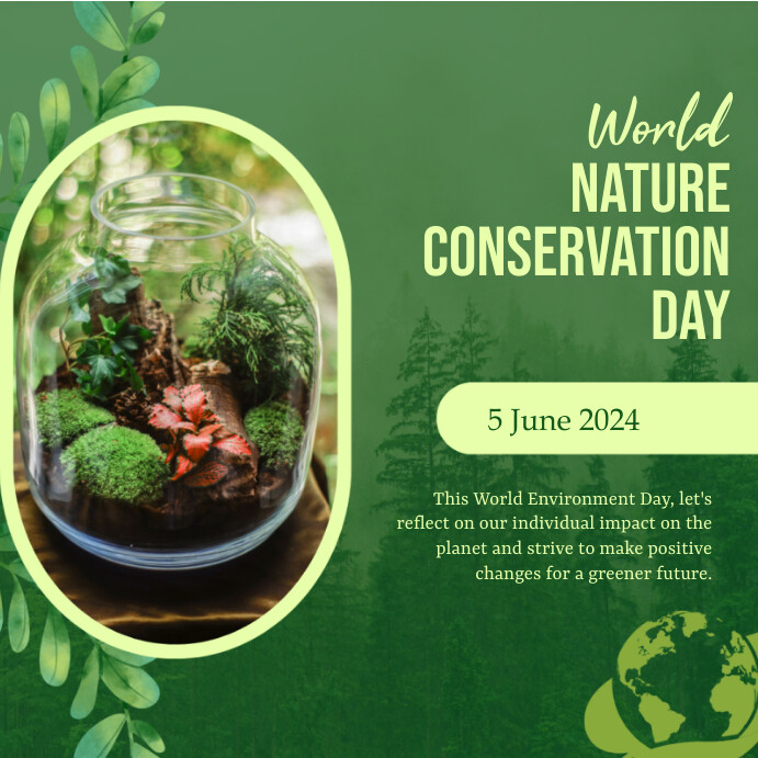 World Nature Conservation Day Instagram Post Template | PosterMyWall
