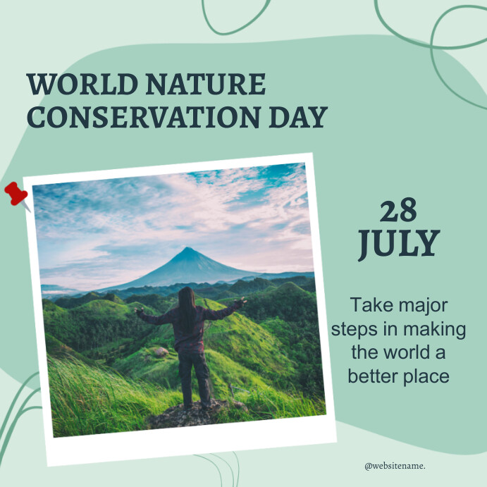 Plantilla de World Nature Conservation Day Instagram Post | PosterMyWall