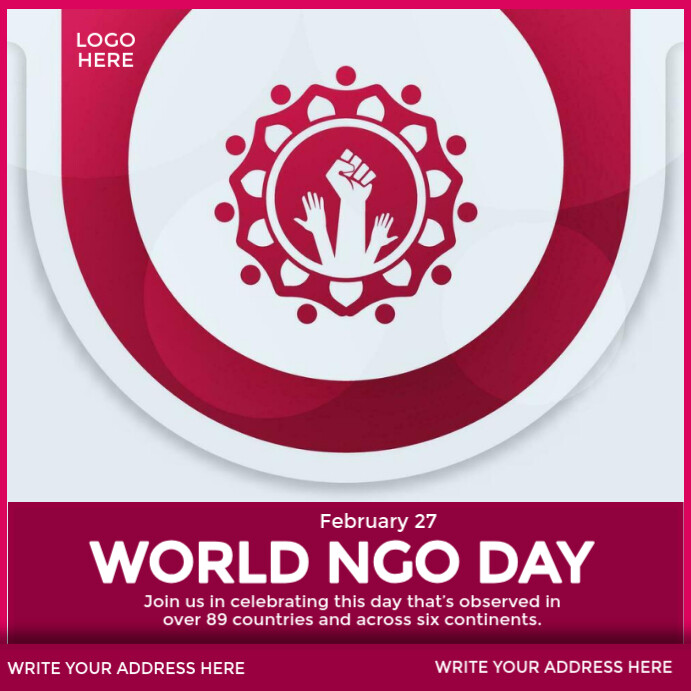 world ngo day Template | PosterMyWall