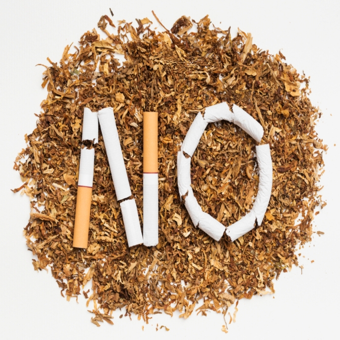 Copy of World no made from broken cigarette tobacco | PosterMyWall