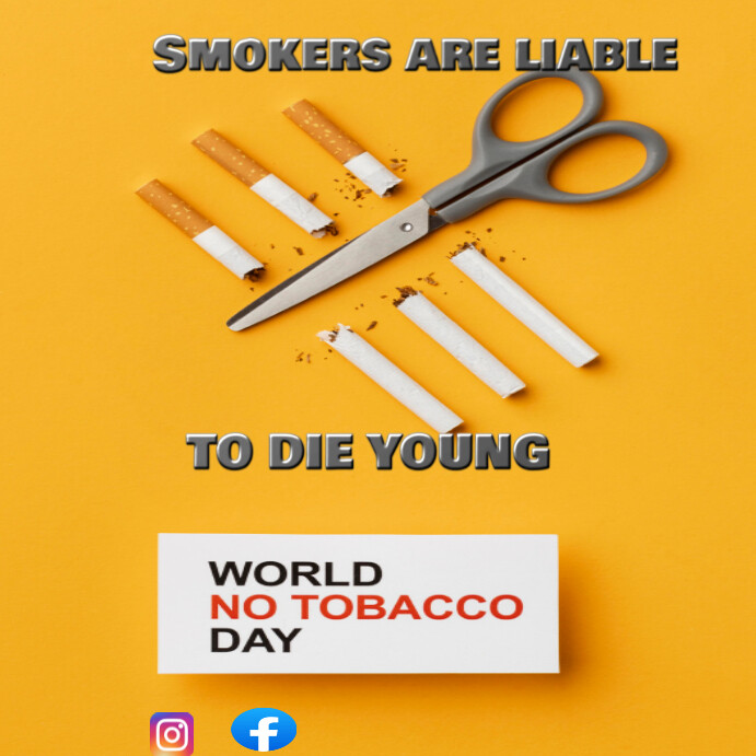 Plantilla de World no smoking day | PosterMyWall