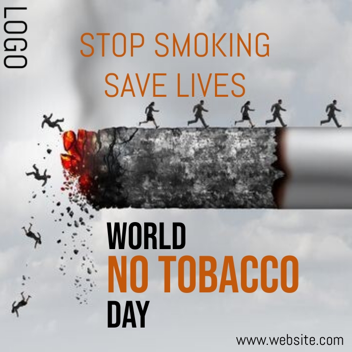 Plantilla de World No Tobacco Day / No smoking | PosterMyWall