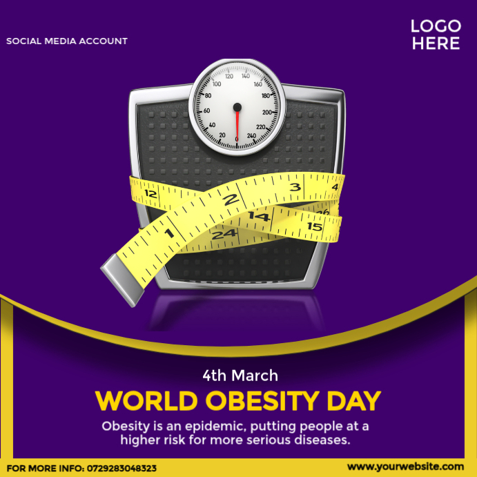 World Obesity Day Template | PosterMyWall