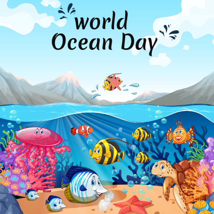 World Ocean Day Template | PosterMyWall