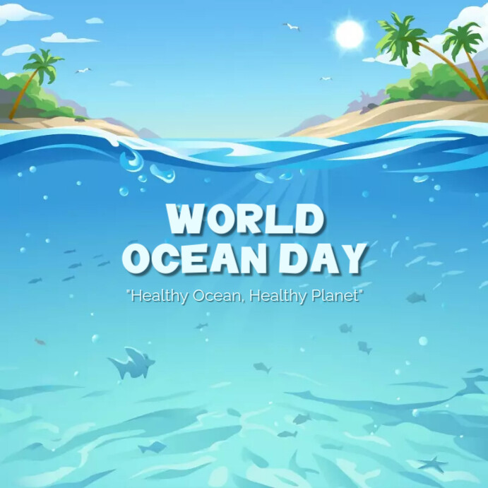Copy of World Ocean Day Instagram Post | PosterMyWall