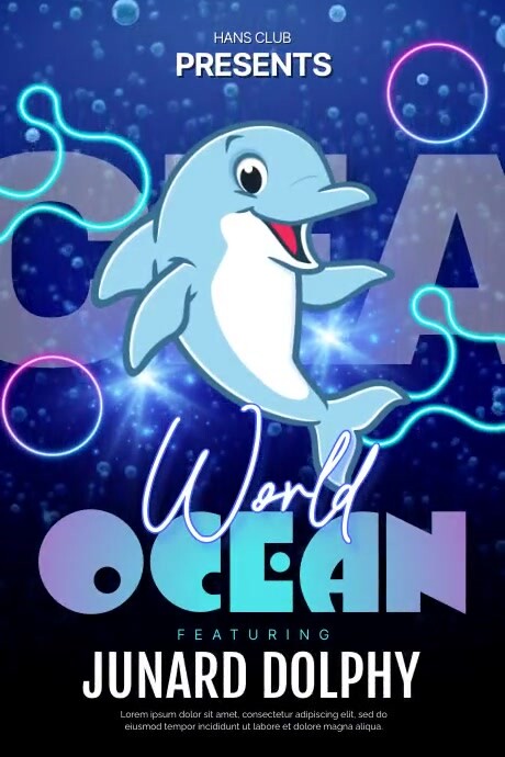 World Ocean Party Template | PosterMyWall