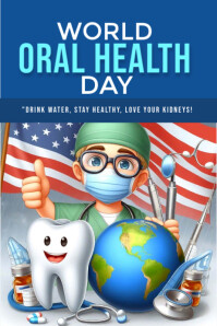 World Oral Health Day Poster Template | PosterMyWall
