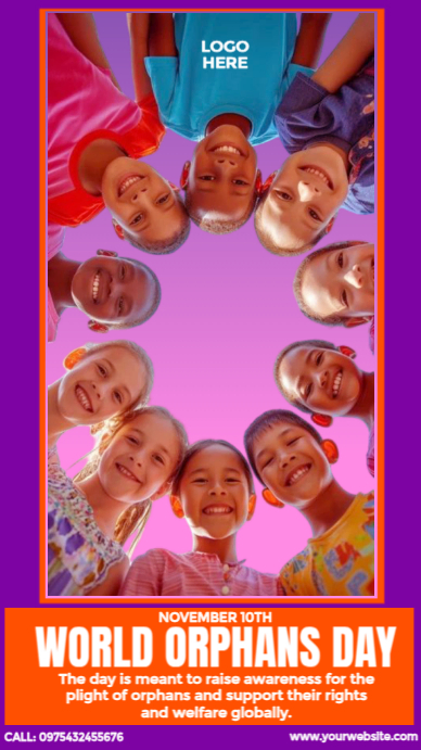 Modèle World Orphans Day Celebration | PosterMyWall