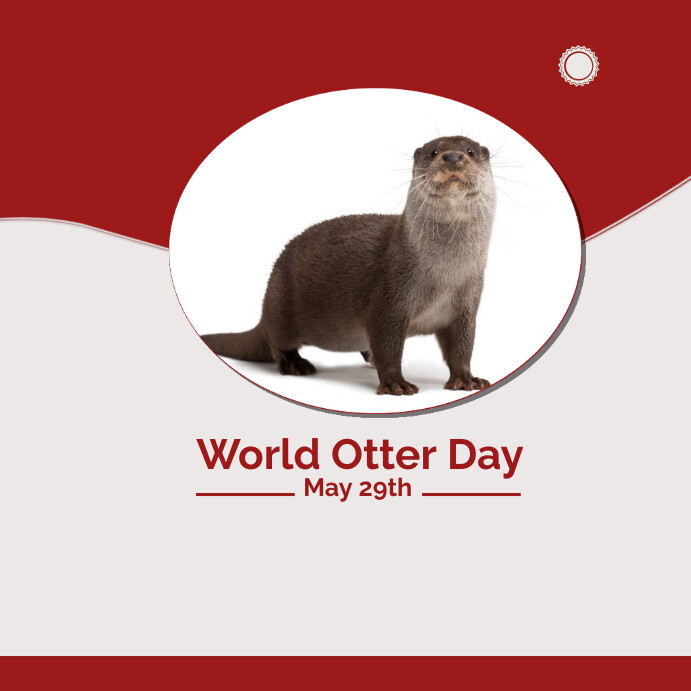 world otter day Template | PosterMyWall