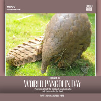 Pangolin Template | PosterMyWall