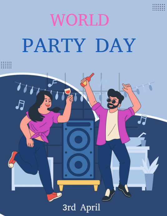 World Party Day Template | PosterMyWall